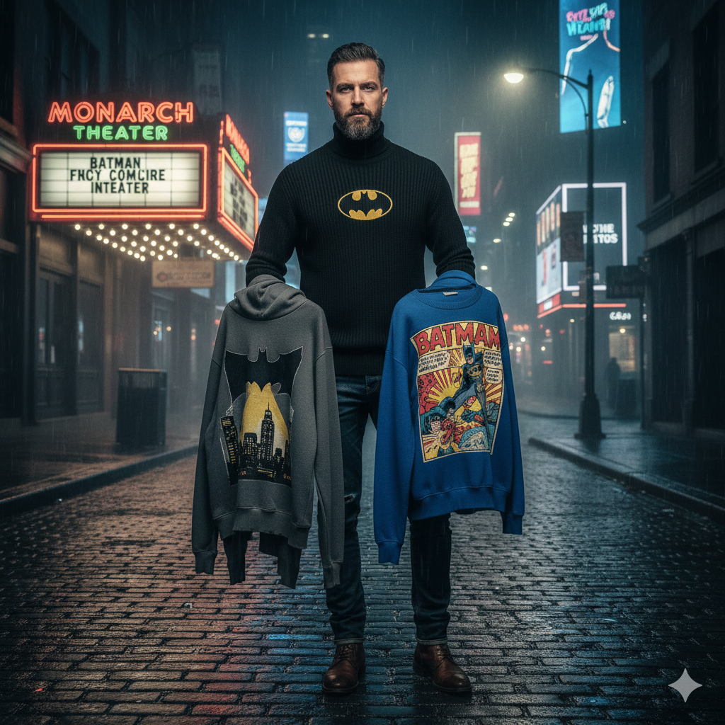 Adult Batman sweaters: how to choose the perfect model according to yo ...